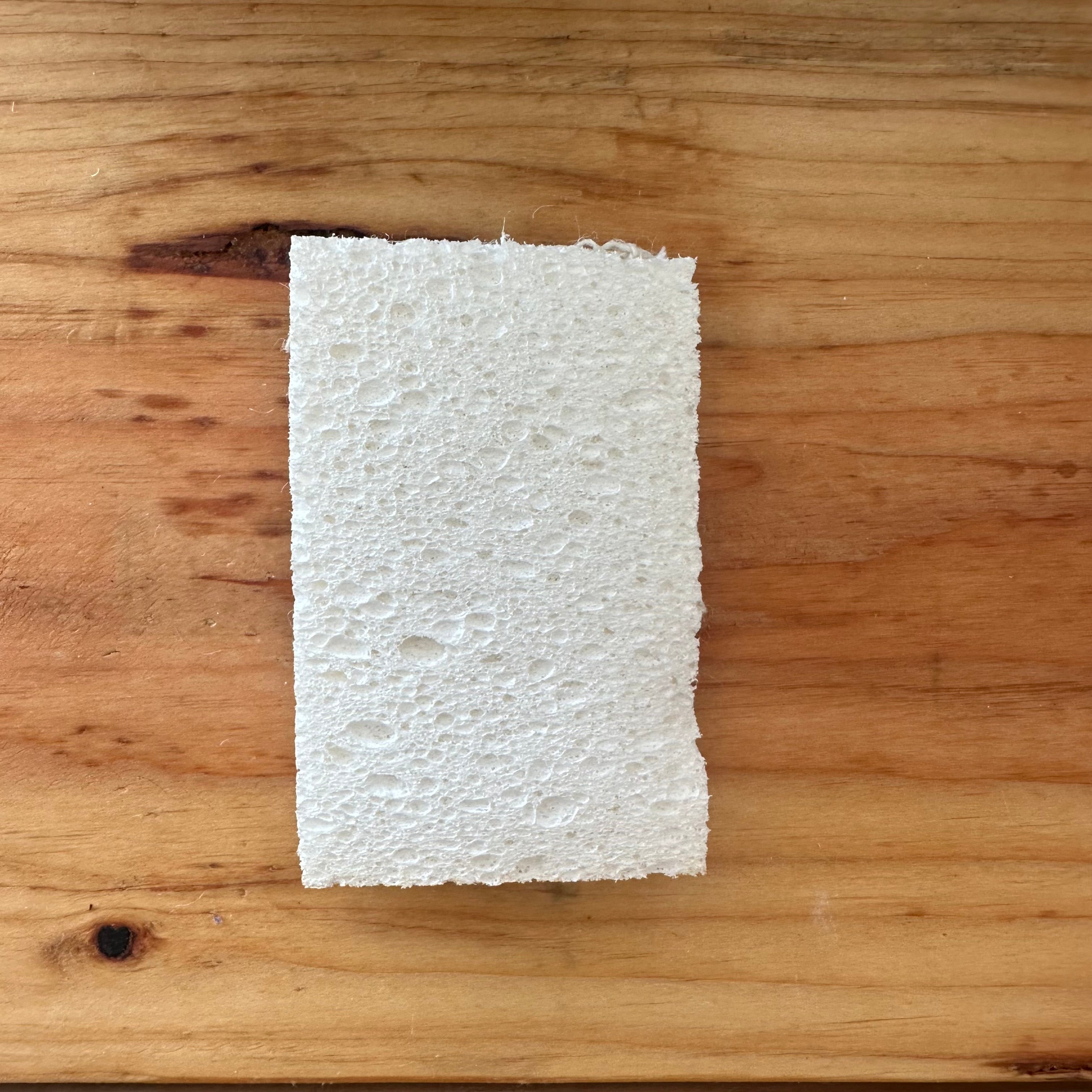 wood pulp sponge – it refills